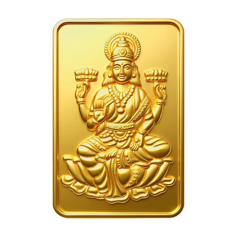 Buy 22KT - 10 Grams Lakshmi Gold Biscuit Online | GRT Jewels